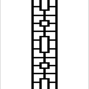 Panel Collection 24, Slim Panels, Geometric Pattern. Vector Files ...