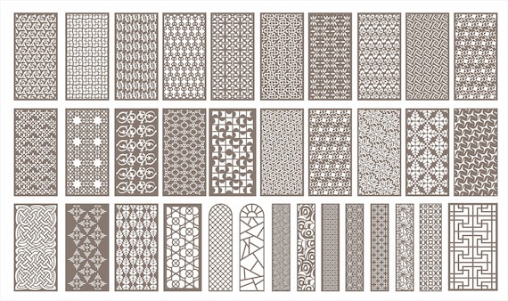 Panels Collection 3 Geometric Patterns. Vector Files for - Etsy Australia