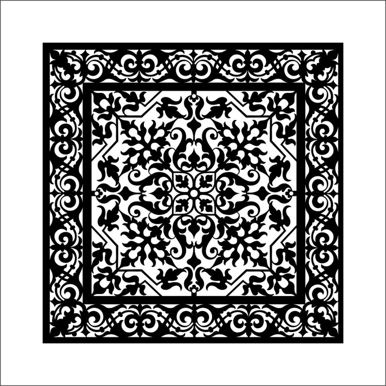 Square Panels Collection 32 Fine Geometric Patterns. Vector - Etsy