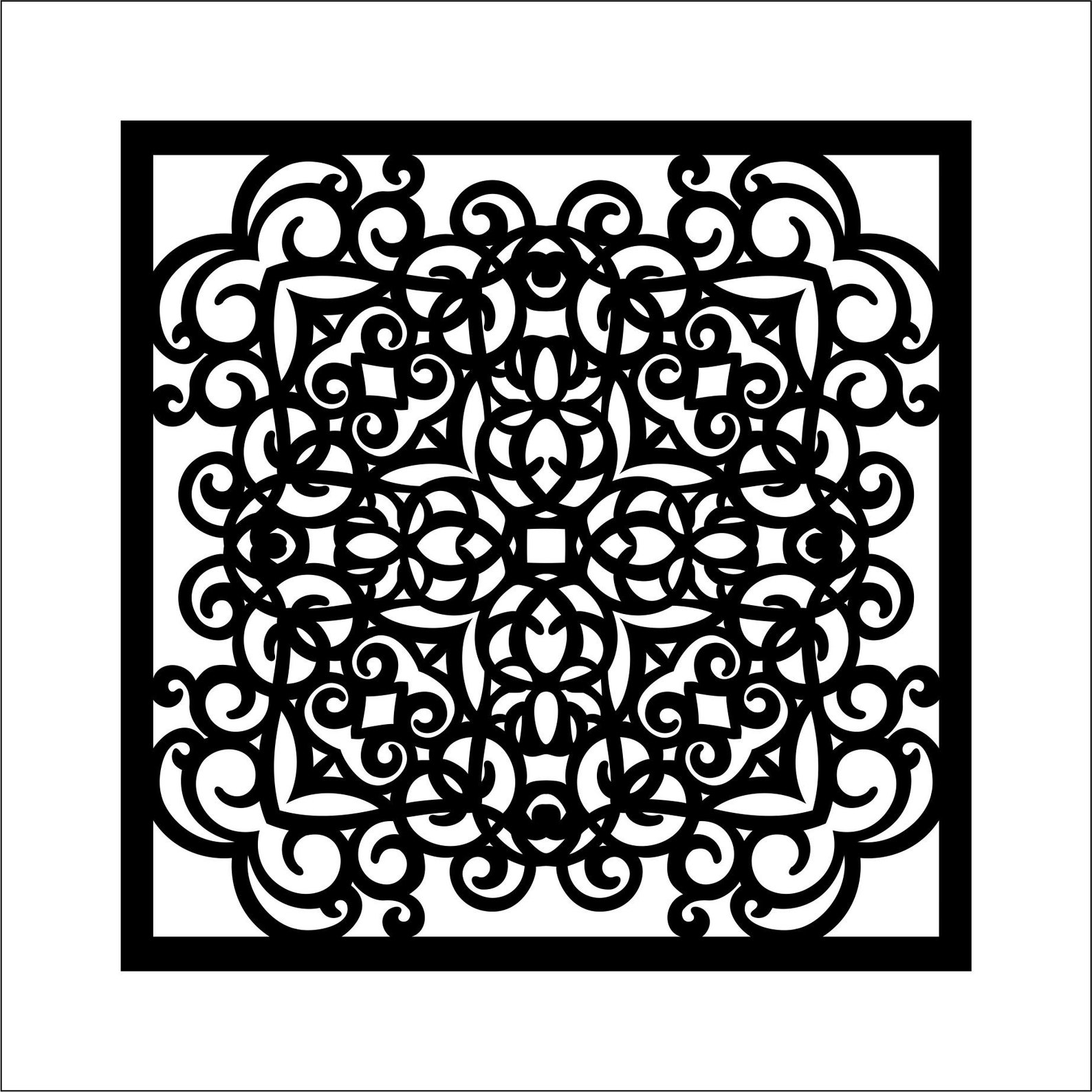 Square Panels Collection 32 Fine Geometric Patterns. Vector - Etsy