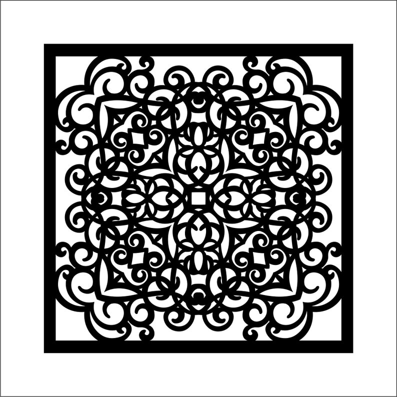 Square Panels Collection 32 Fine Geometric Patterns. Vector - Etsy