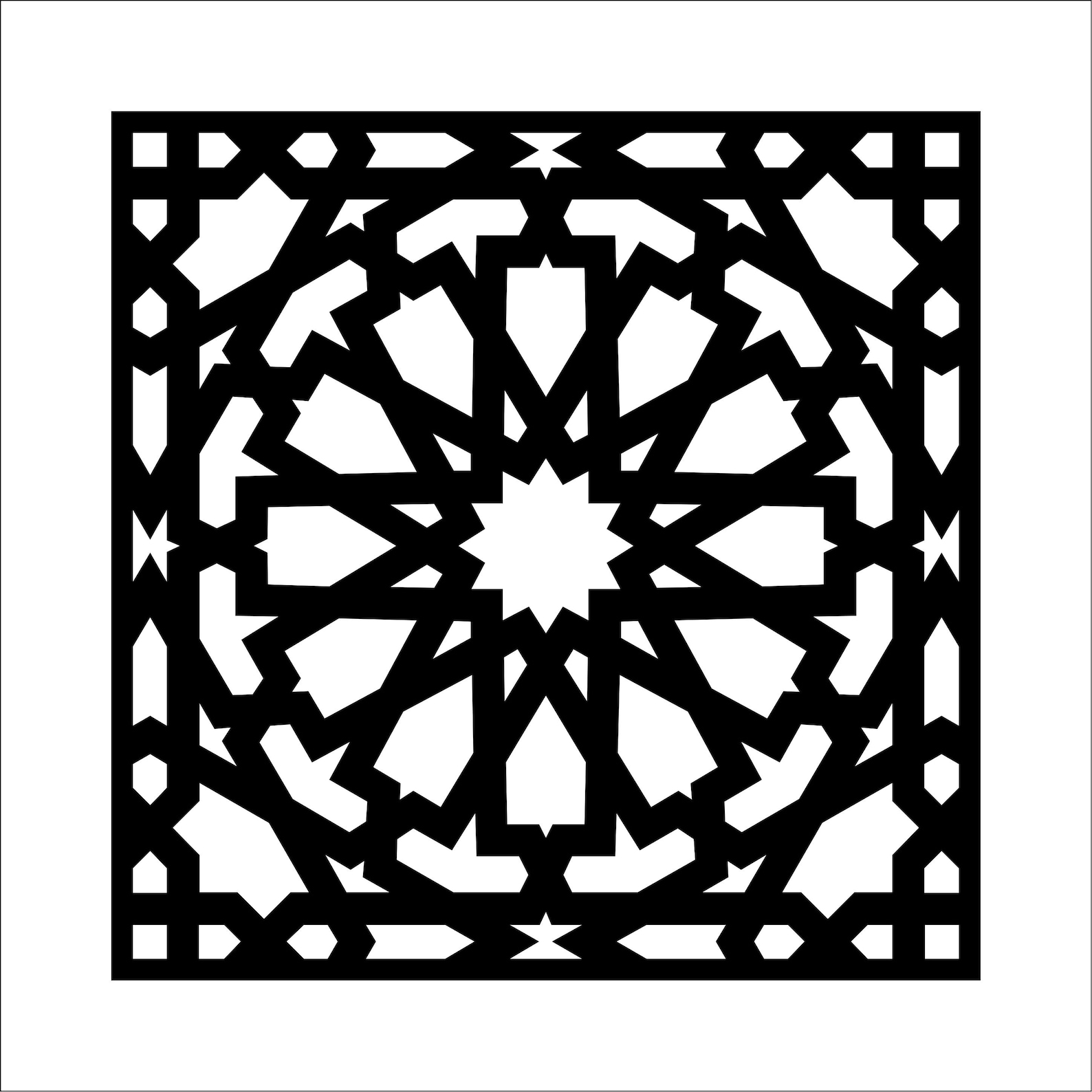 Square Panels Collection 41 Geometric Patterns. Vector Files - Etsy