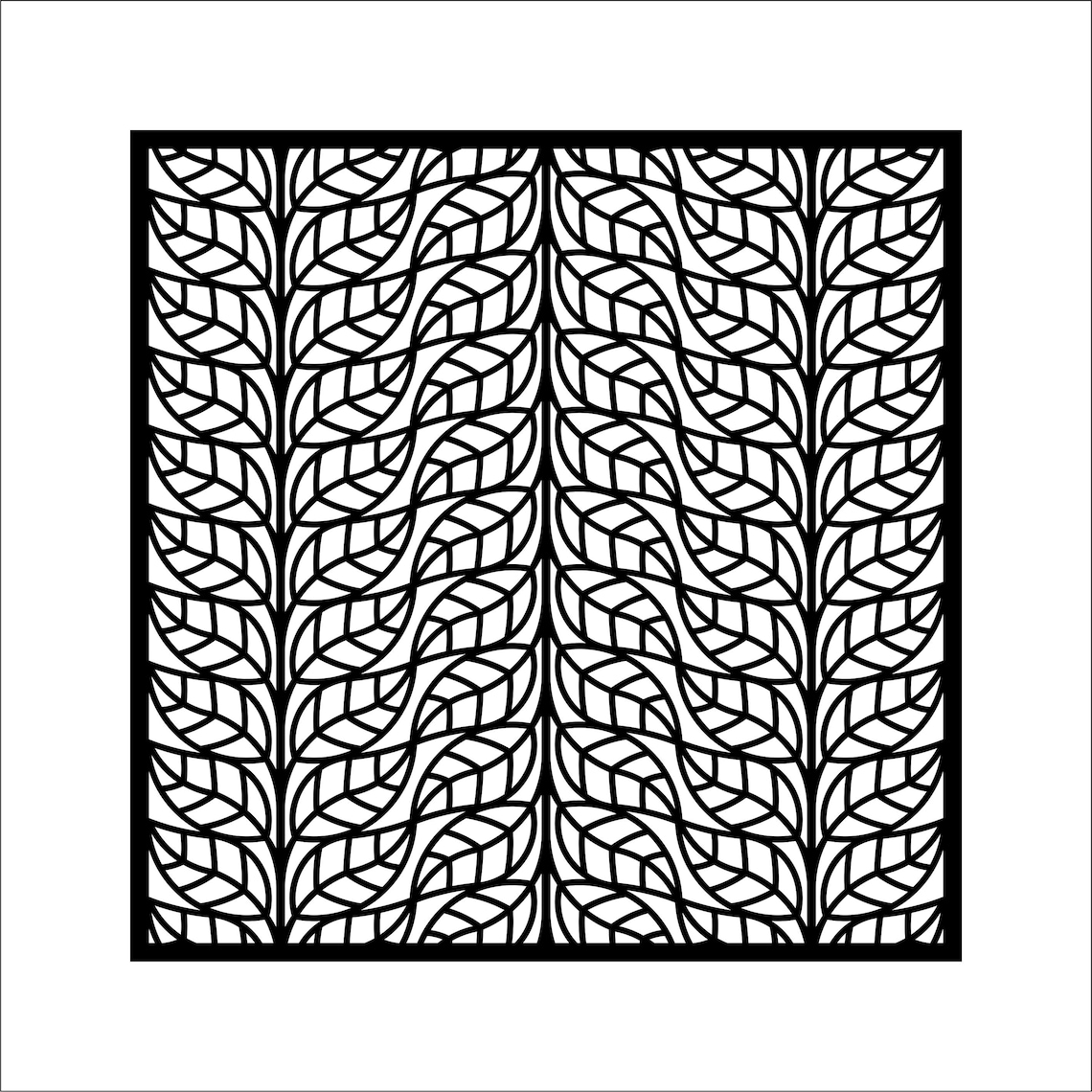 Square Panels Collection 31 Fine Geometricfloral Patterns. - Etsy