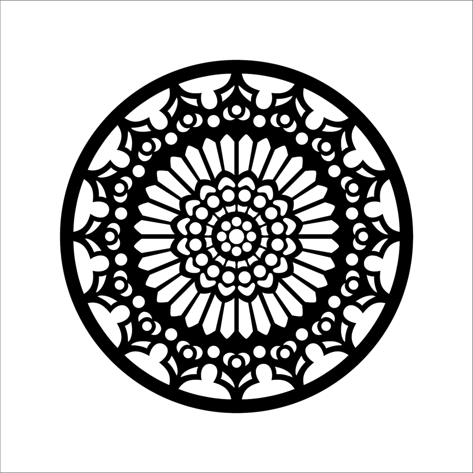 Round Mandala Coasters 56pc. Set. Collection 28. Fine Pattern. - Etsy