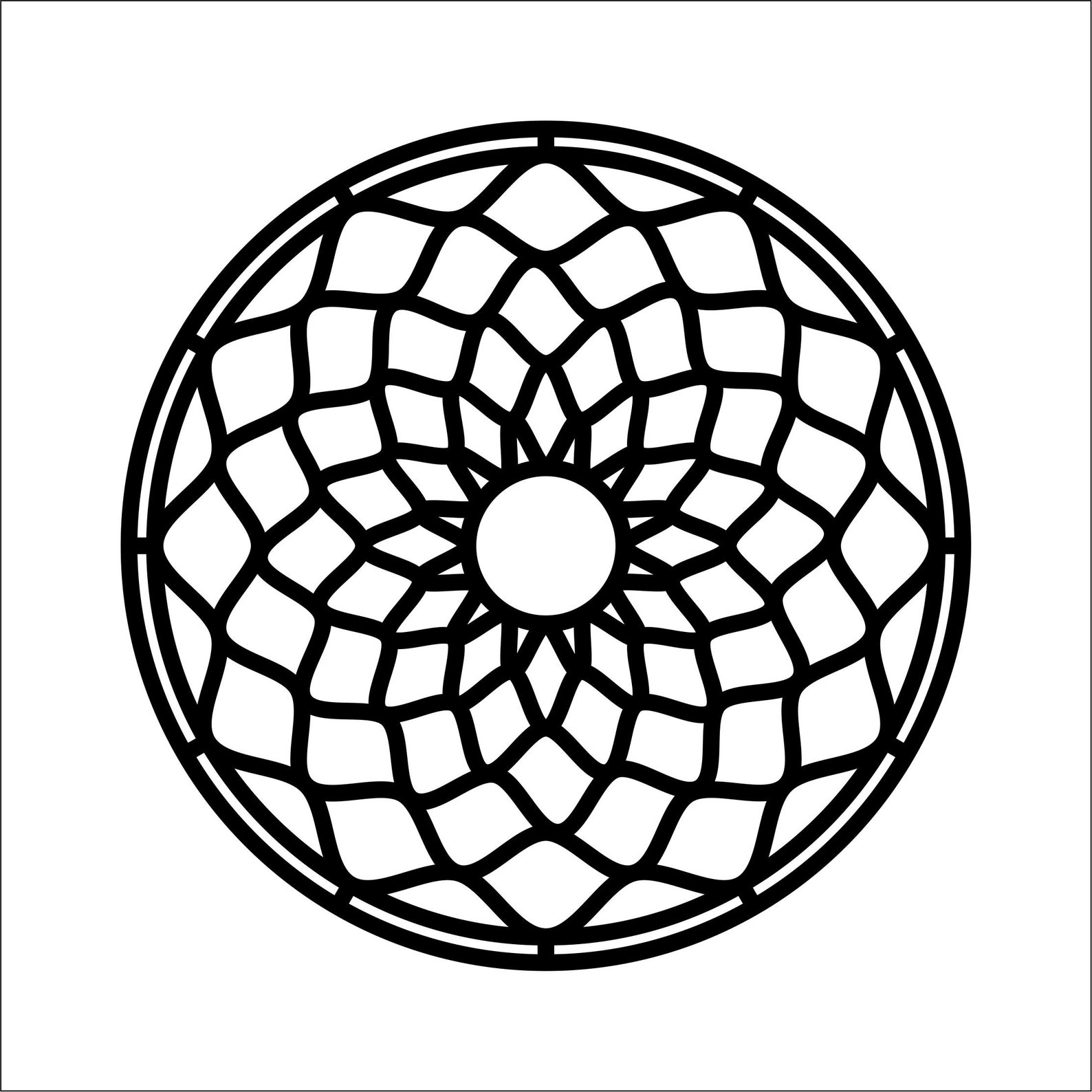 Round Mandala Coasters 56pc. Set. Collection 25. Mandala Pattern ...