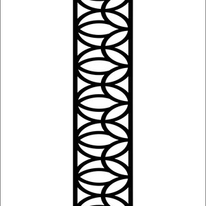 Panel Collection 23, Slim Panels, Various Pattern. Vector Files ...