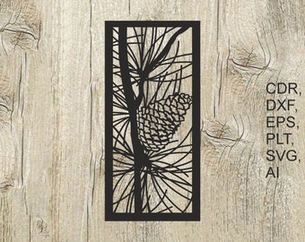 Laser Cut Pine Cone | Etsy