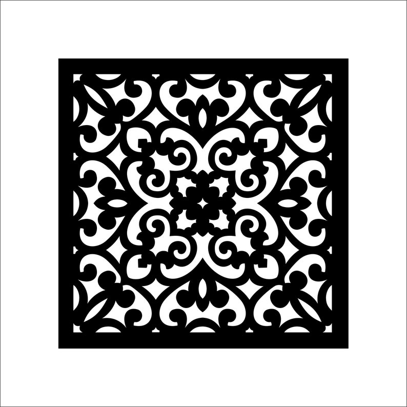 Square Panels Collection 34 Fine Geometric Patterns. Vector - Etsy