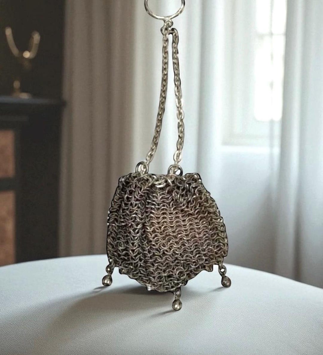 Antique 1920s Chainmail Coin Purse – Flapper Era Metal Mesh Handbag - Etsy