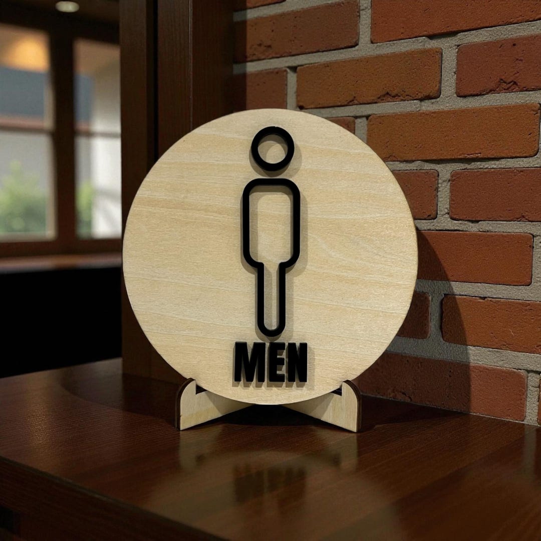 Custom Made Toilet Signs. Multiple Colours and Designs Option Available ...