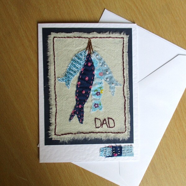 Textile Art Card - Etsy UK