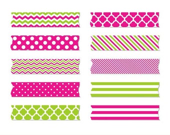Hot Pink Washi Tape - Etsy