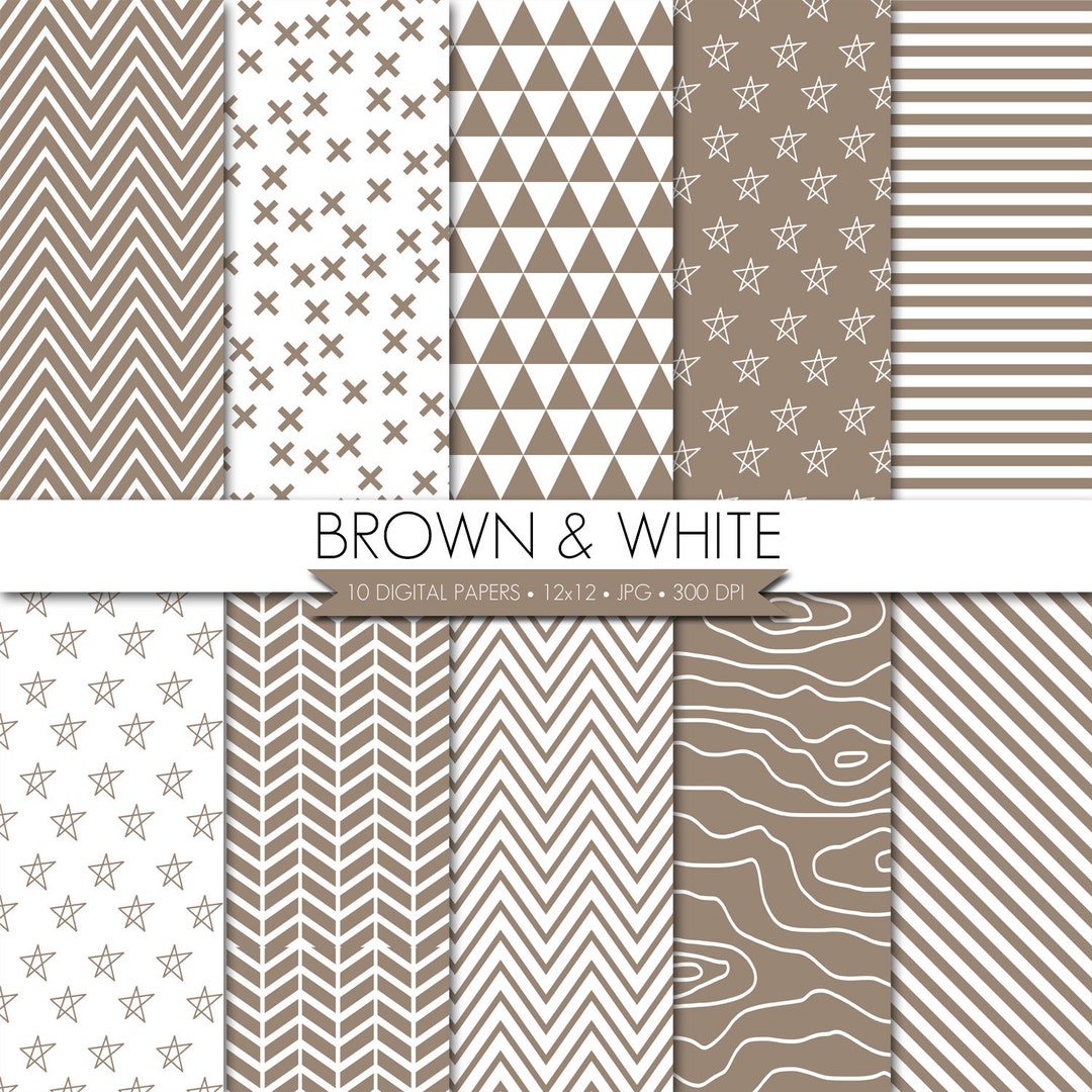 Digital Paper,brown Digital Paper,tan Digital Paper,minimalist Digital ...