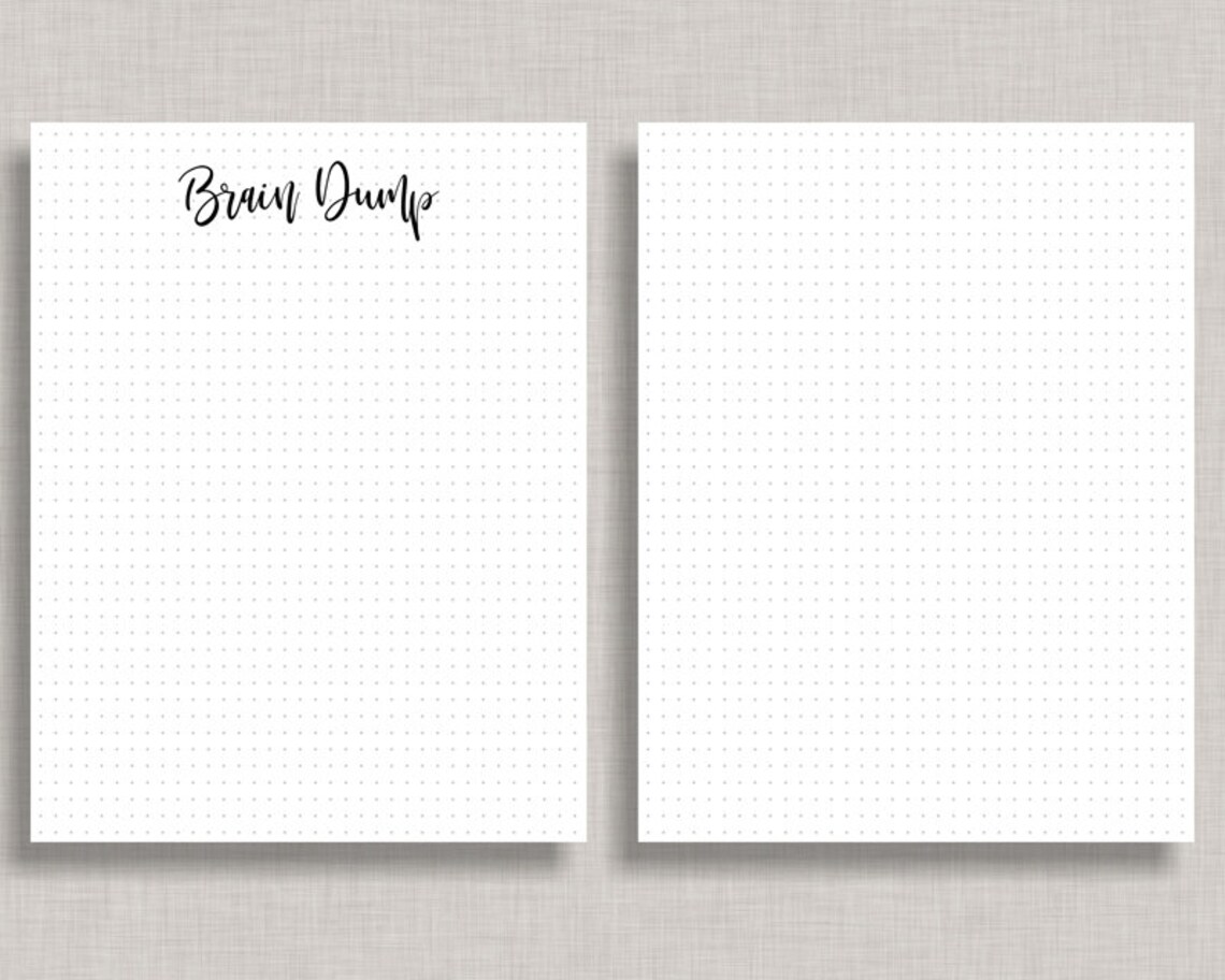 Non Dated Plannerprintable Planner Weekly and Monthlyplanner - Etsy