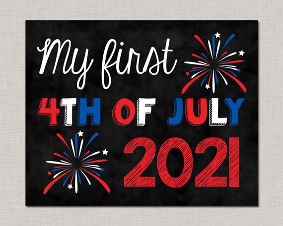 First 4th of July Sign,First Fourth of July Sign,My First 4th of July ...