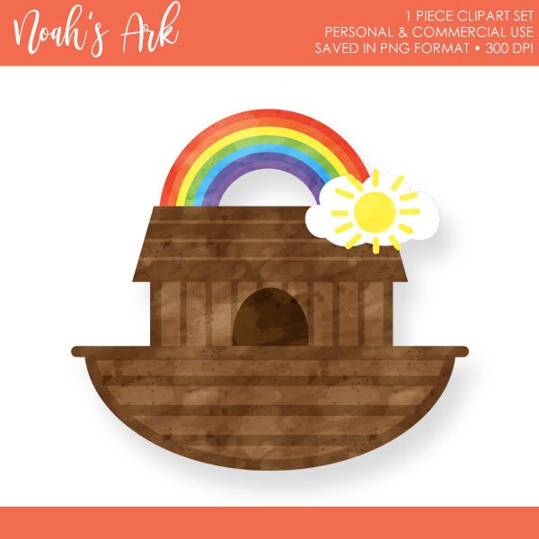 Watercolor Noah's Ark Clipart,noah's Ark Clip Art,cute Noah's Ark ...