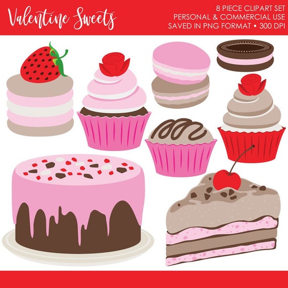 Valentine Cupcake Clipart