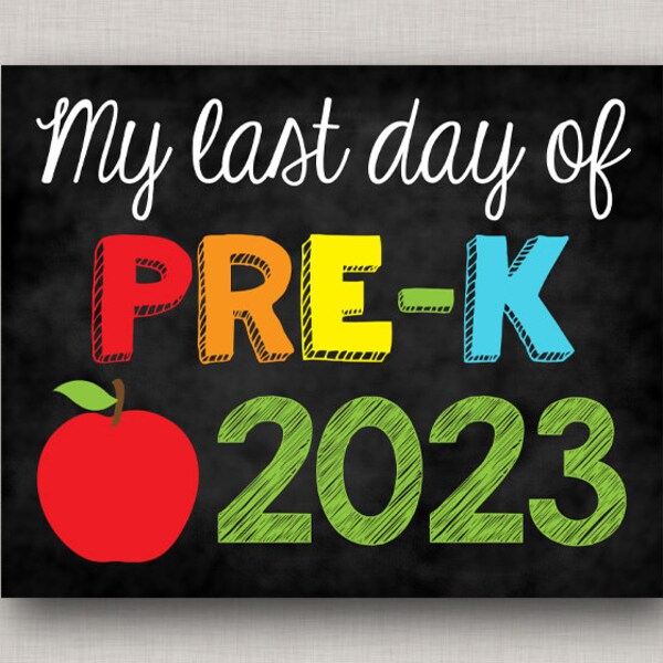 Last Day Preschool - Etsy