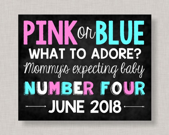 Fourth Baby Announcement,4th Baby Pregnancy Announcement Sign,Baby ...