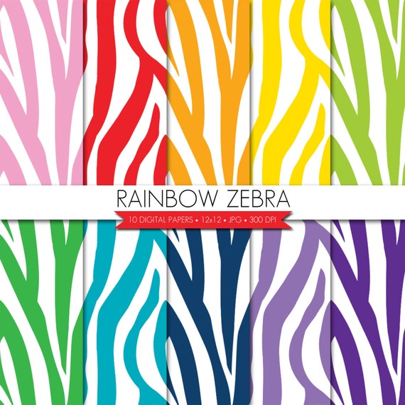 Zebra Digital Paper,Animal Digital Paper,Animal Print Digital Paper ...