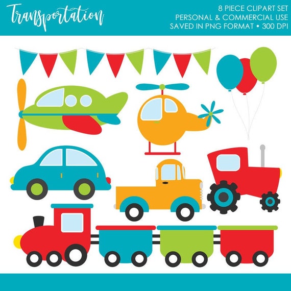 Transportation Clipart,Transportation Clip Art,Car Truck Clip Art,Train ...