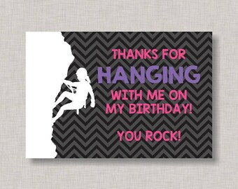 Rock climbing card | Etsy