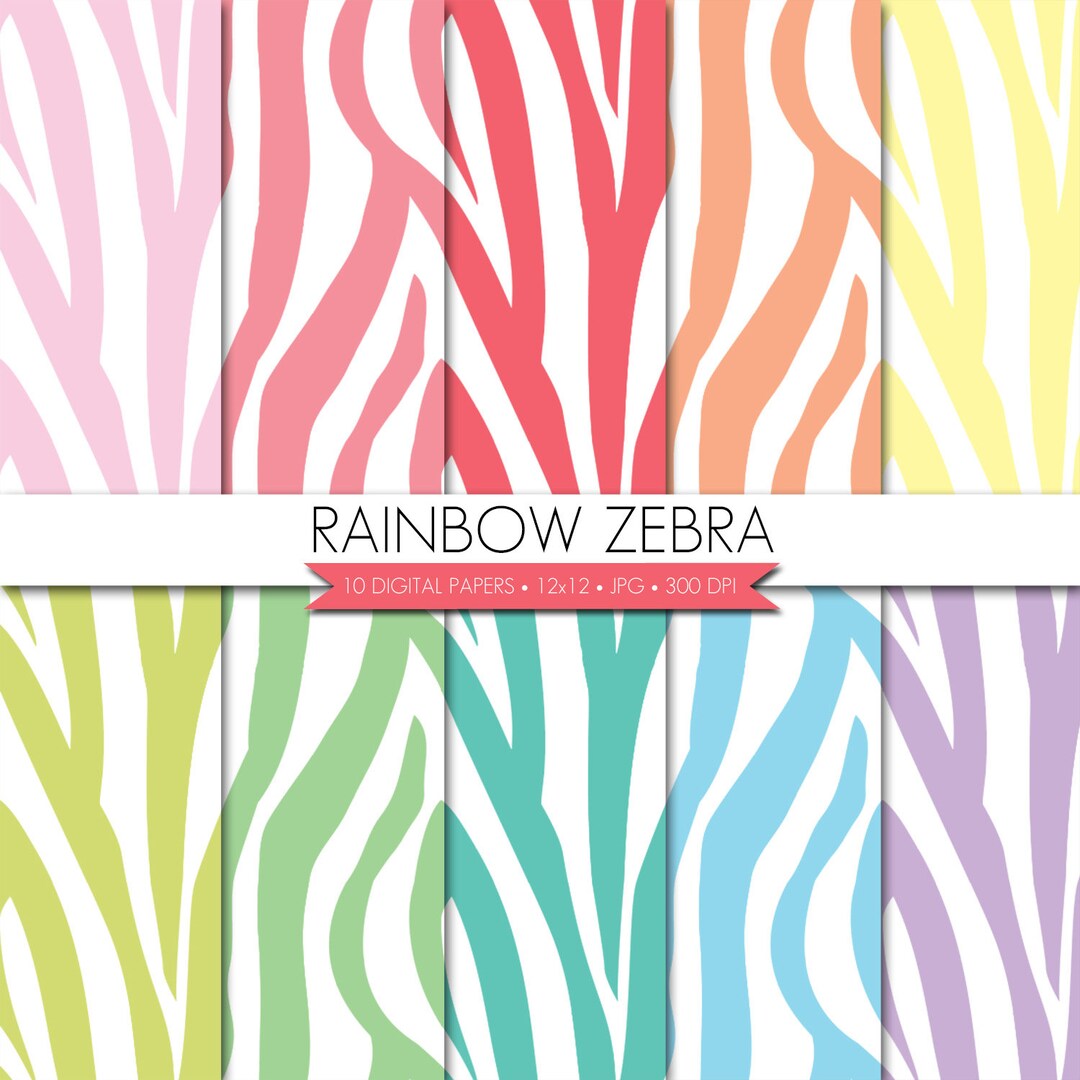 Zebra Digital Paper,animal Digital Paper,animal Print Digital Paper ...