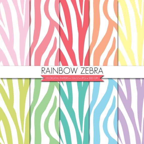 Zebra Digital Paper,Animal Digital Paper,Animal Print Digital Paper ...