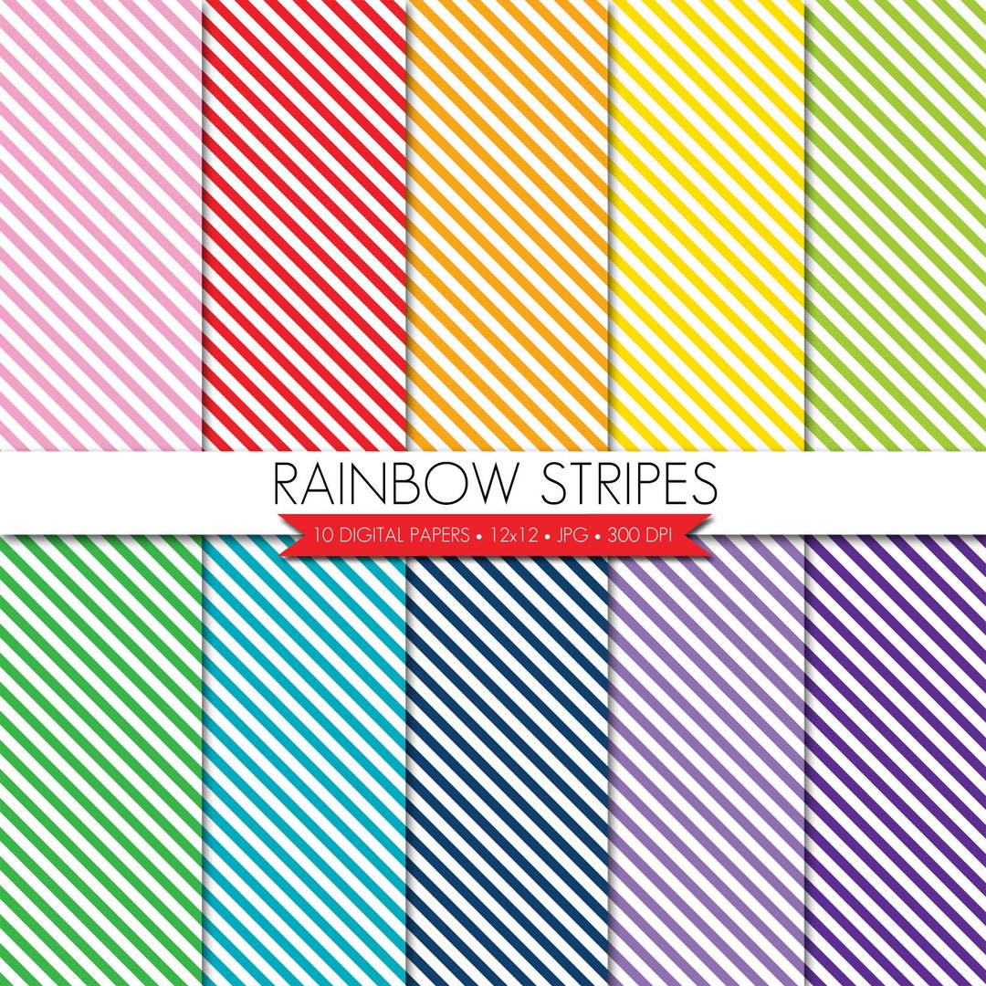 Tiny Stripes Digital Paper,thin Stripes Digital Paper,small Stripes ...