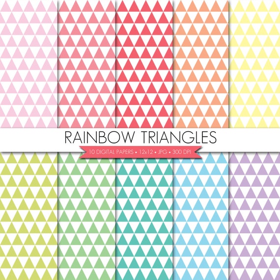Triangle Digital Paper,Triangles Digital Paper,Tribal Digital Paper ...