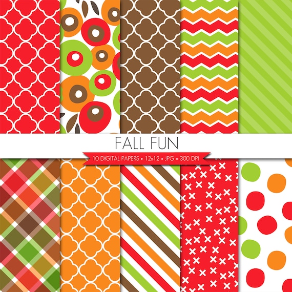 Fall Digital Paper,Autumn Digital Paper,Fall Paper,Thanksgiving Digital ...