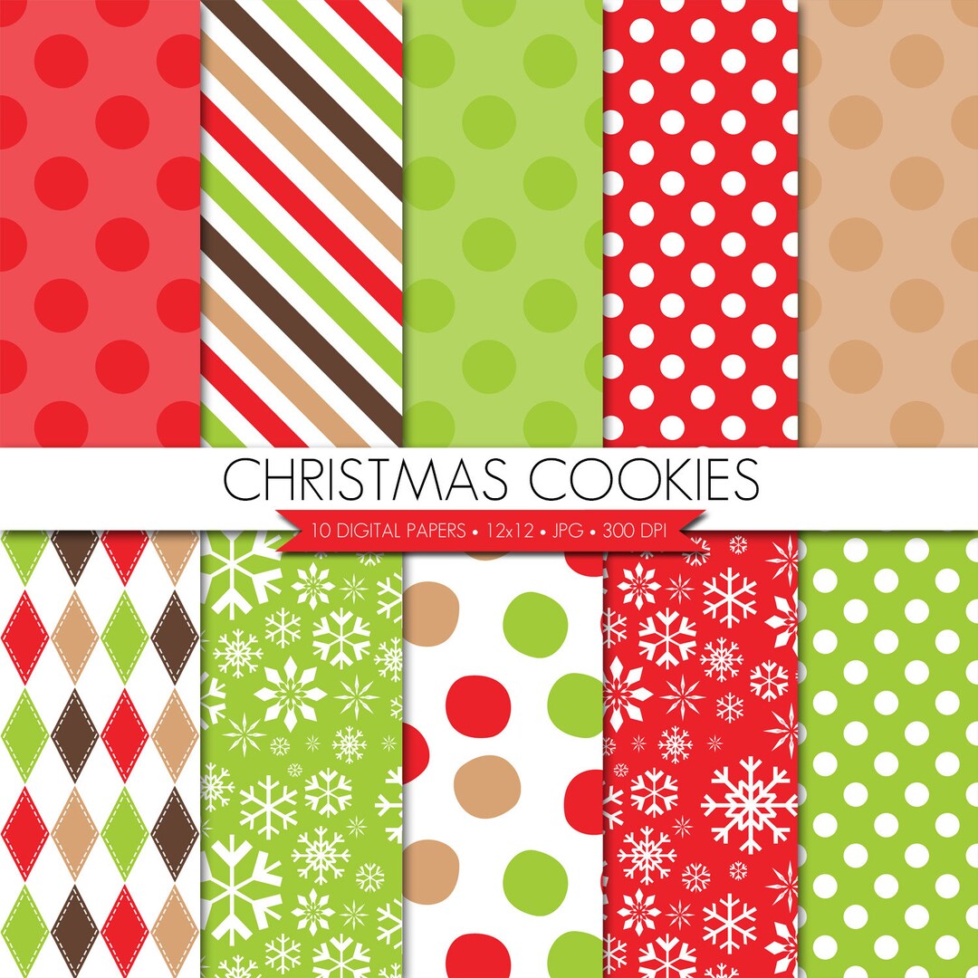 Christmas Digital Paper,snowflake Digital Paper,argyle Digital Paper ...