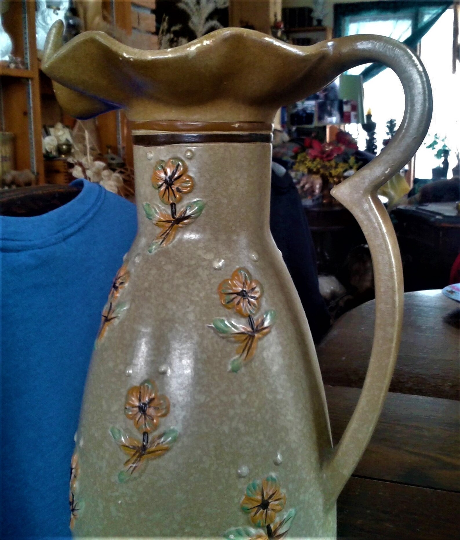 Falcon Medway vase, Thomas Lawrence pottery, Falconware jug, made in ...