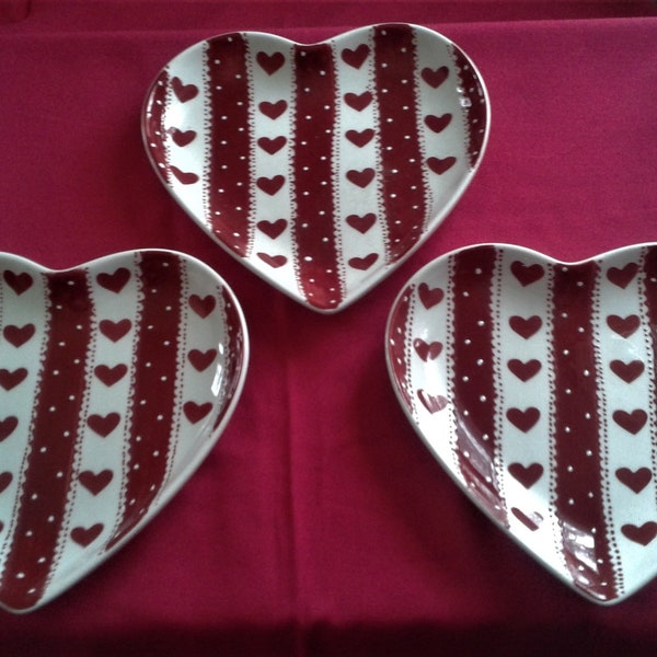 Heart Shaped Plates - Etsy
