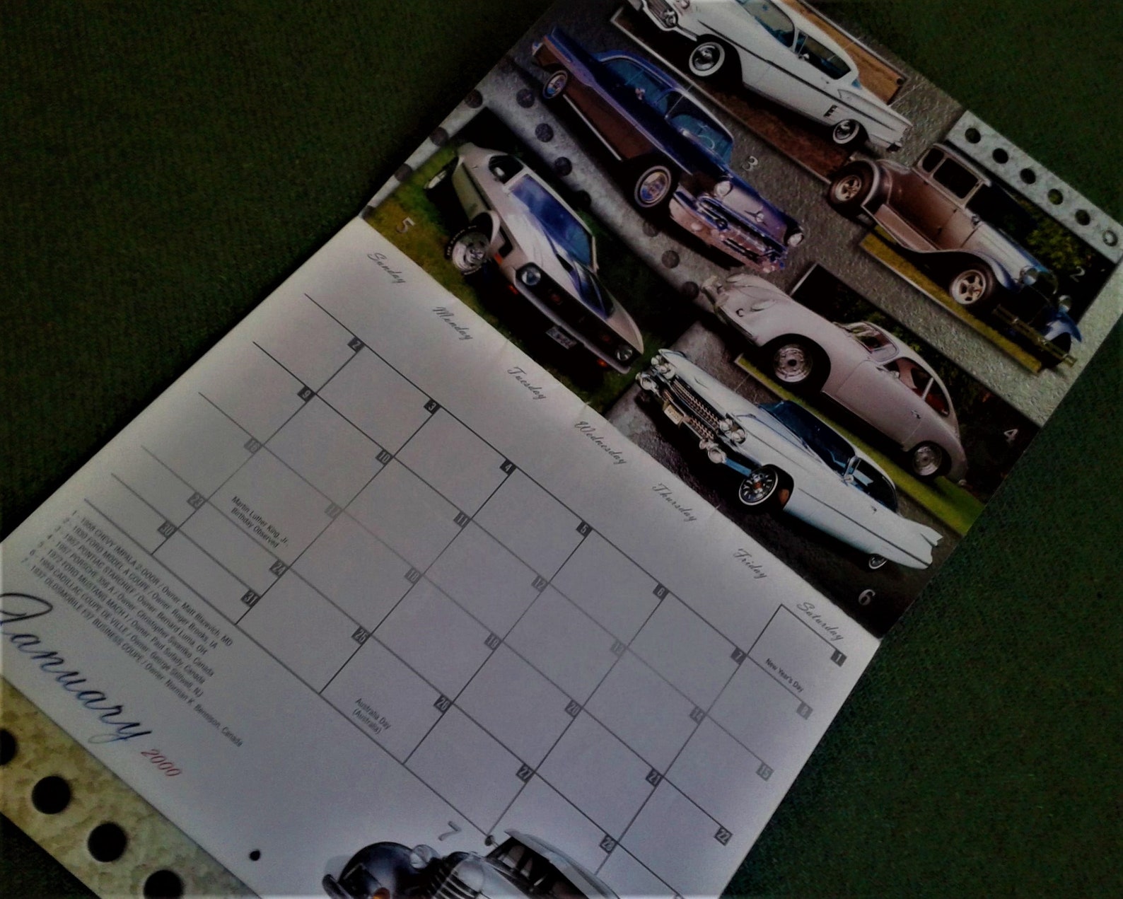 Snap on Collectors Calendar Snapshots 2000 Millenium - Etsy Canada