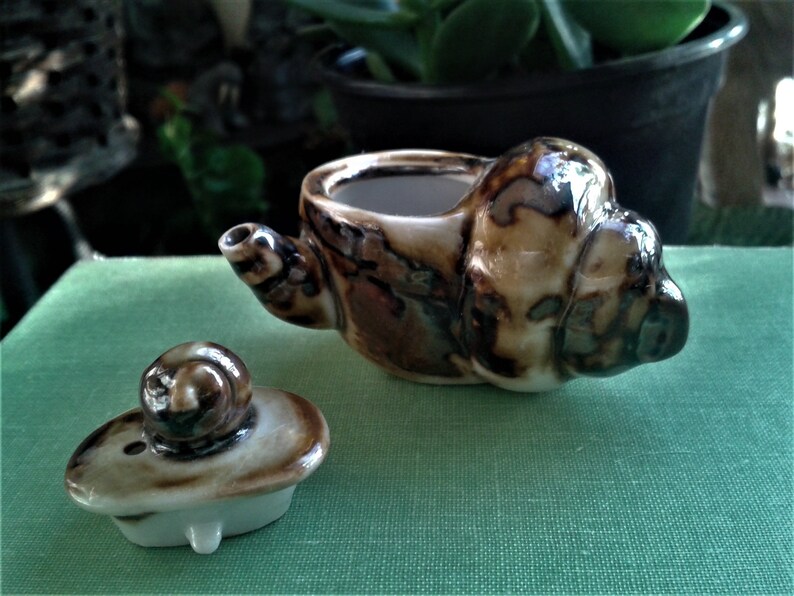 Miniature Snail Tea Set Mini Ceramic Snail Teapot Snail - Etsy
