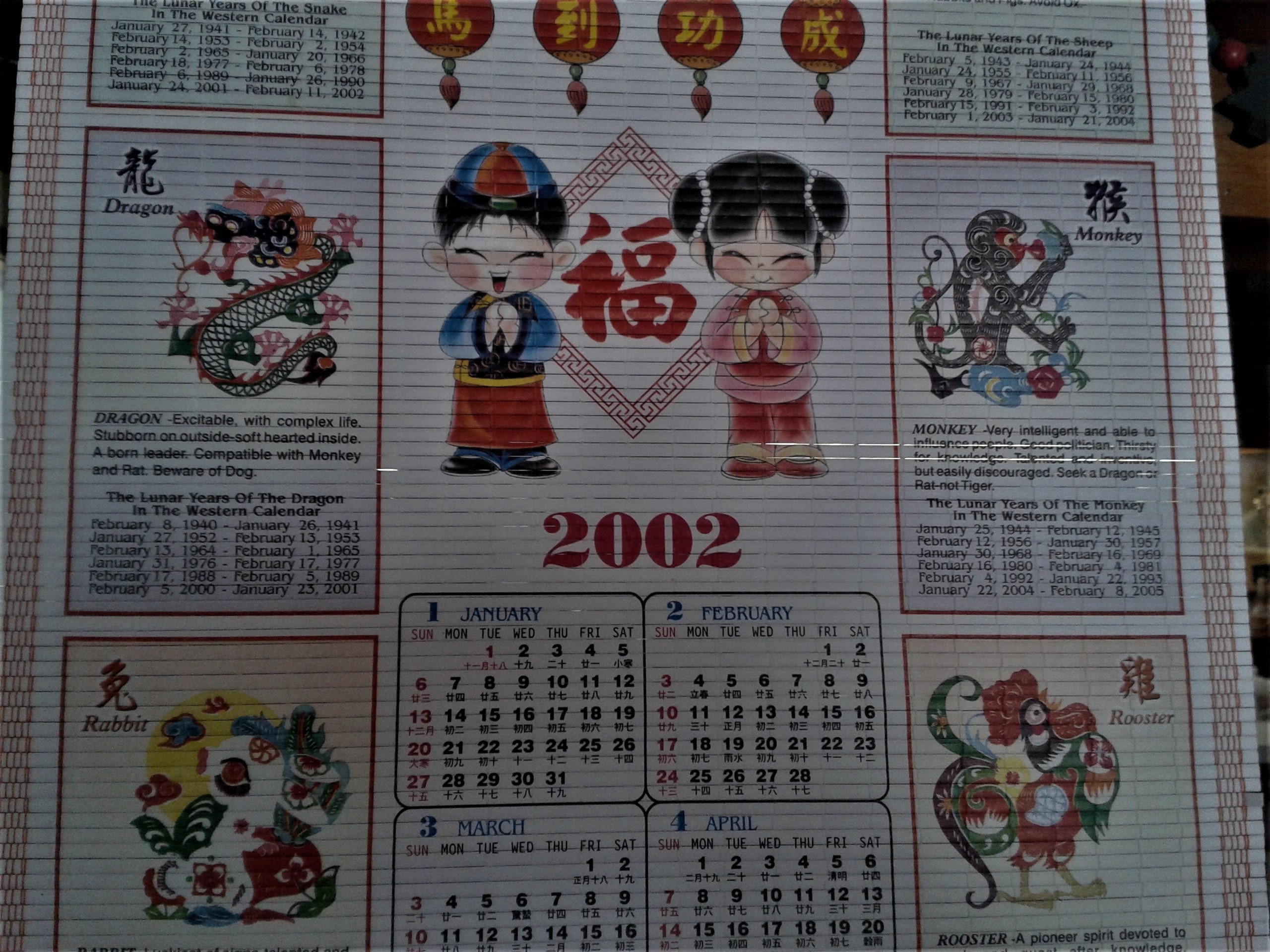 Zodiac calendar 2002 60 photos - Youhoroscope.com