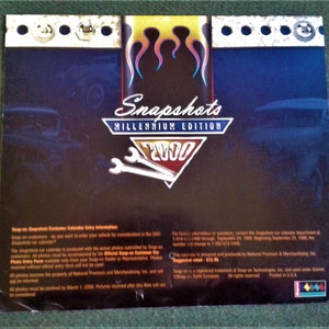 Snap on Collectors Calendar, Snapshots 2000 Millenium Calendar, Classic ...