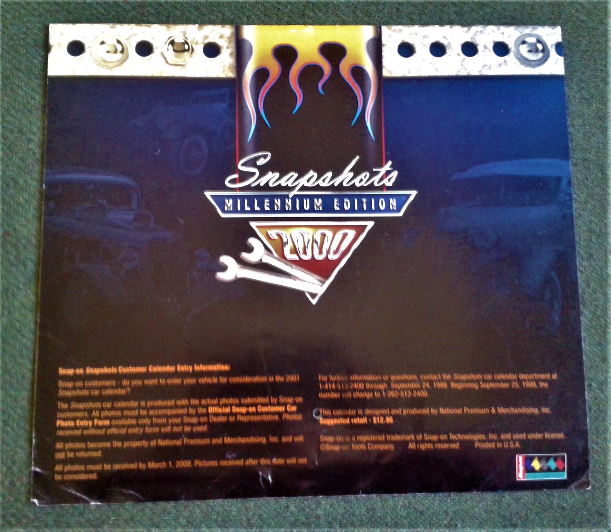 Snap on Collectors Calendar Snapshots 2000 Millenium - Etsy Canada