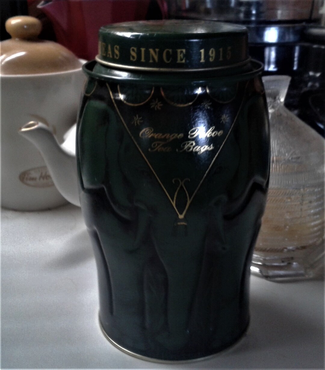 Overwaitea Elephant, Green Elephant Tea Caddy, Free Shipping in Canada ...