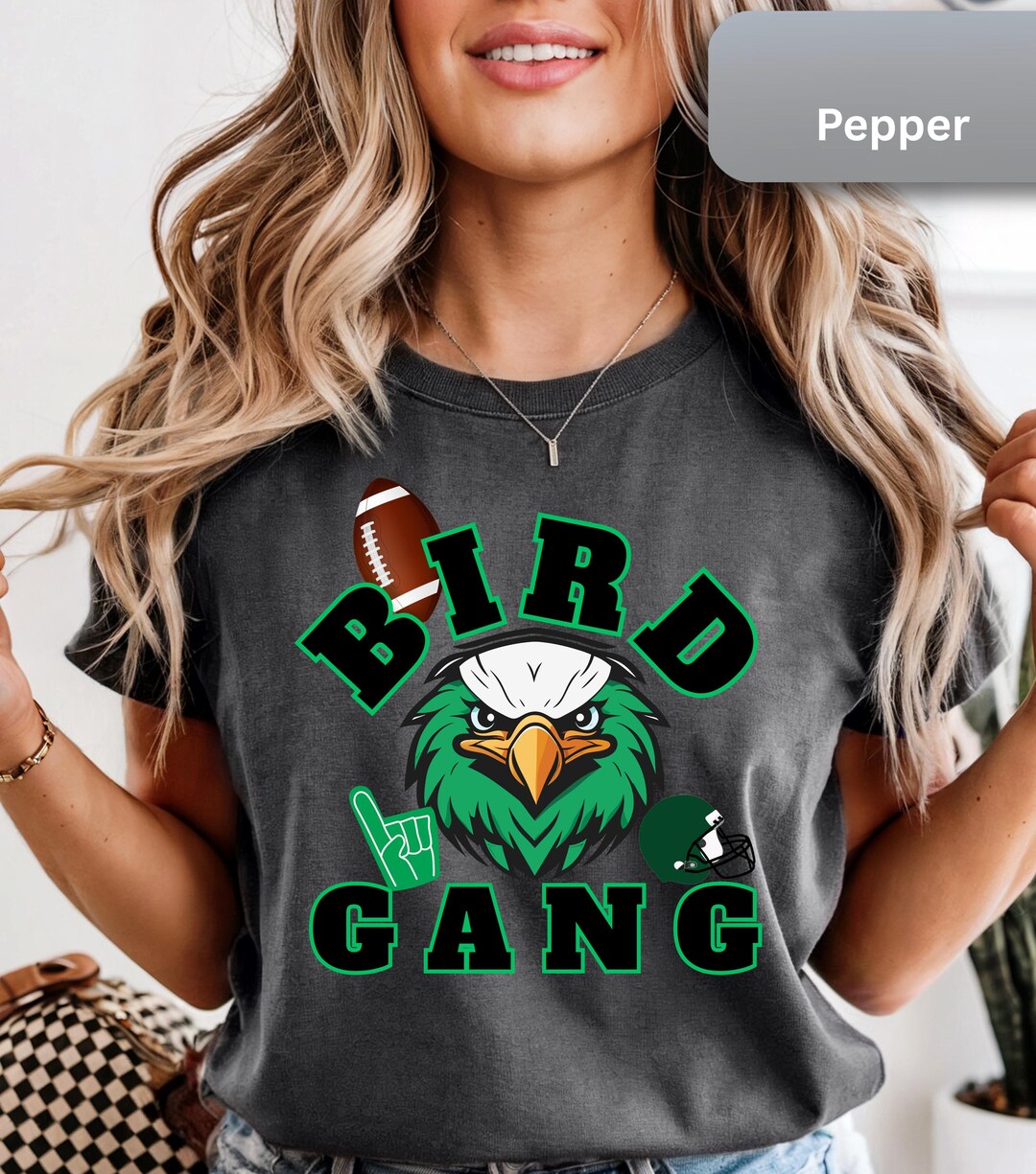 Comfort Colors®bird Gang Football Sweatshirt, Game Day Philly Fan ...