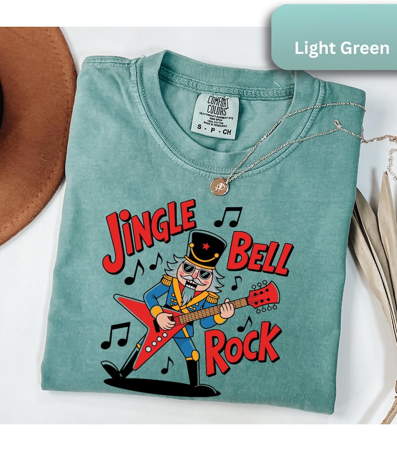 Comfort Colors Jingle Bell Rock Christmas Shirt, Retro Nutcracker - Etsy