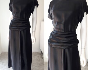 Liquid satin dress | Etsy