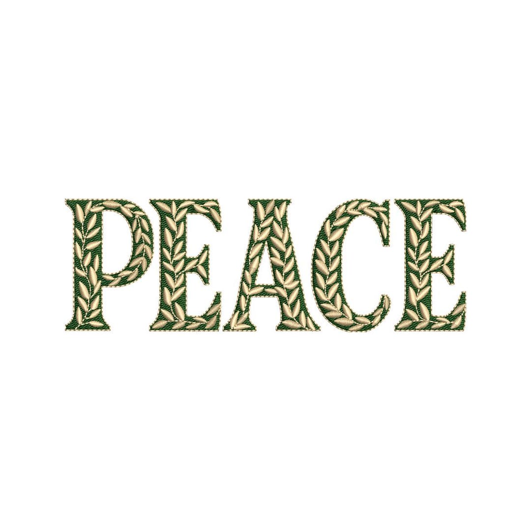 Peace Machine Embroidery Design, 4 Sizes - Etsy