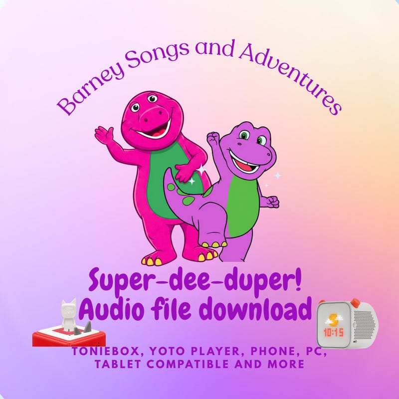 Barney Audio - Etsy