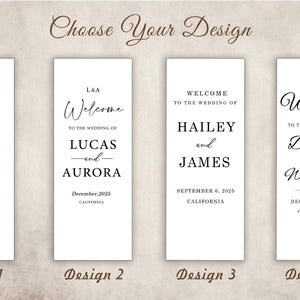 Personalized Wedding Welcome Sign | Custom Linen Fabric Banner for ...