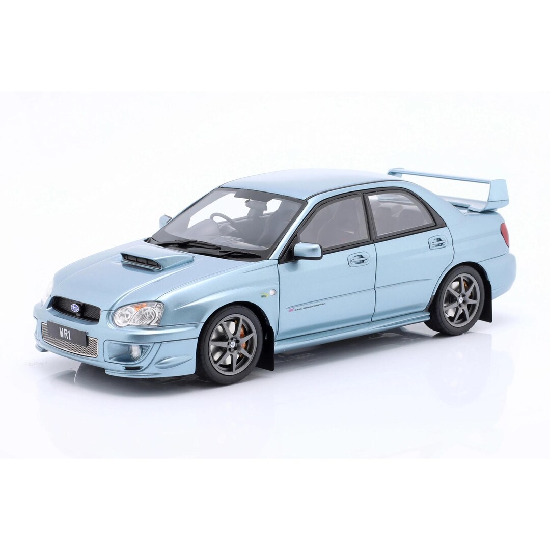 Subaru Impreza WRX STI WR1 2003 Ottomobile 1:18 Diecast - Ice Blue ...