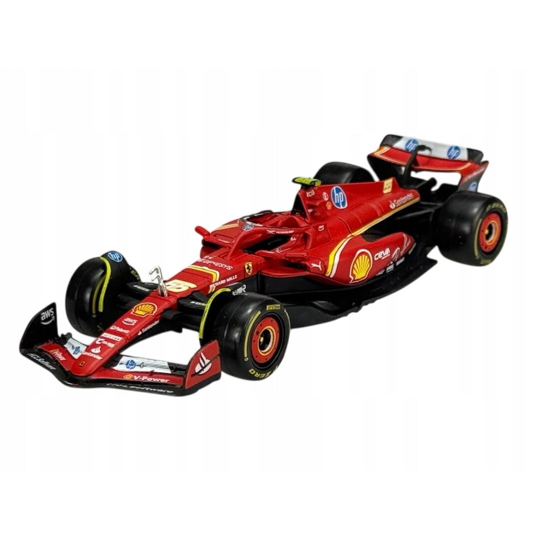 Ferrari SF-24 Carlos Sainz 1:43 Scale Diecast Model Car Bburago Formula ...