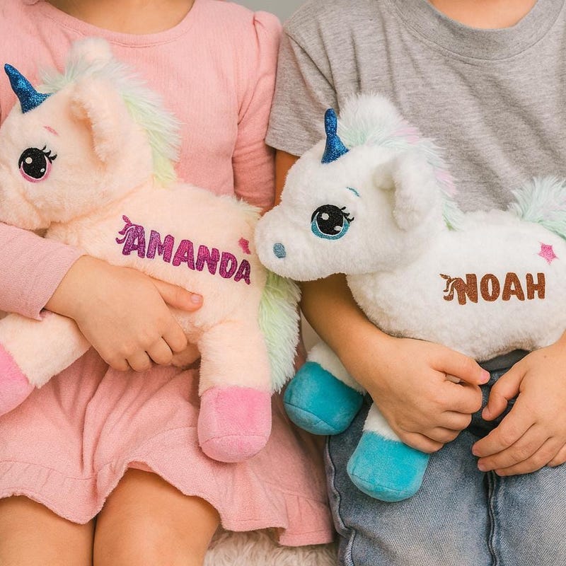 Custom Unicorn Plush Toy - Etsy