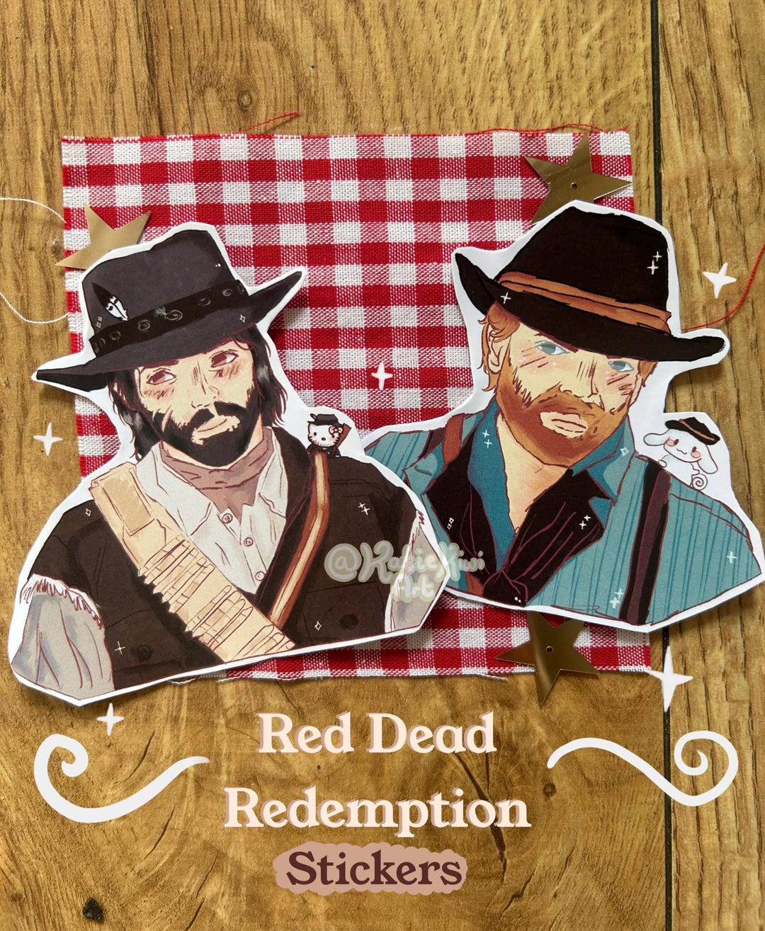 Red Dead Redemption 2 Stickers John Marston & Arthur Morgan | RDR2 ...